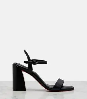 CHRISTIAN LOUBOUTIN Jane Leather Sandals - Black