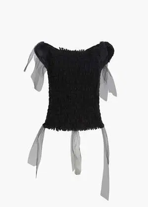 Khaite Bo" Top - Black