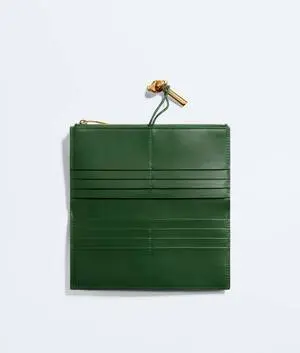 Bottega Veneta Andiamo Long Wallet - Basil