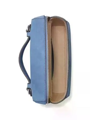 Tory Burch Romy Nubuck Slim Top-handle Bag - Blue