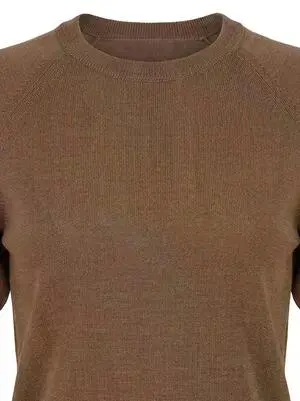 Simone Rocha Puff Sleeve Sweater - Brown