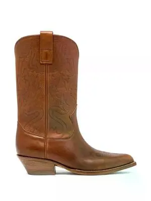 BUTTERO® Embroidered Leather Boots