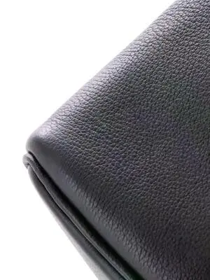 LOUIS VUITTON Lock And Walk Leather Bucket Bag - Black