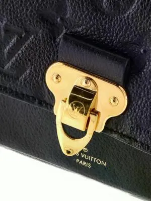 LOUIS VUITTON Vavin Chain Wallet Monogram Empreinte Leather Clutch Bag