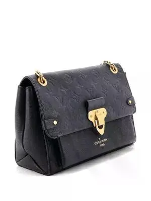 LOUIS VUITTON Vavin Pm Monogram Empreinte Leather Crossbody Bag - Black