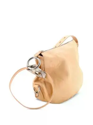 Burberry Knight Leather Small Shoulder Bag - Neutrals