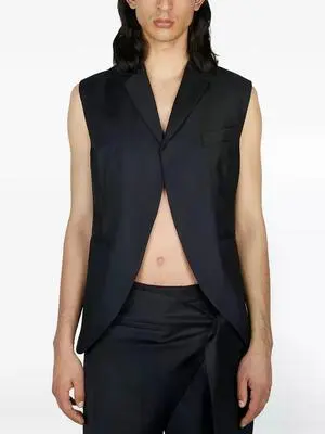 AARON ESH Notched Lapel Waistcoat