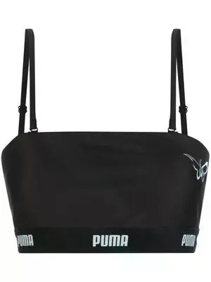 PUMA X Dua Lipa Embroidered Bralette Cropped Top