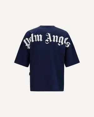 Palm Angels Classic Logo T-shirt Ale - Blue