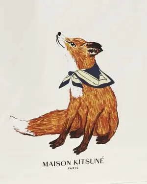 Maison Kitsuné Dreaming Fox Tote Bag