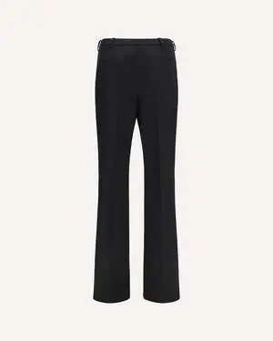 Balenciaga Slim-fit Tailored Stretch Wool Twill Pants - Black