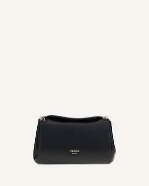 Prada Leather Shoulder Bag - Black