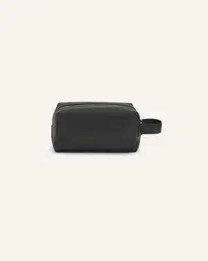 Fendi Lui Leather Beauty Case - Black