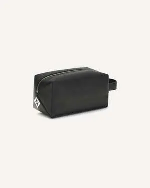 Fendi Lui Leather Beauty Case - Black