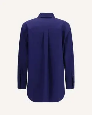 Fendi Cotton Poplin Shirt With Ajour Motif