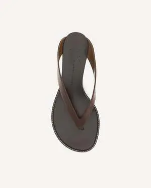GIUSEPPE ZANOTTI Asymmetrical Wedge Leather Sandals