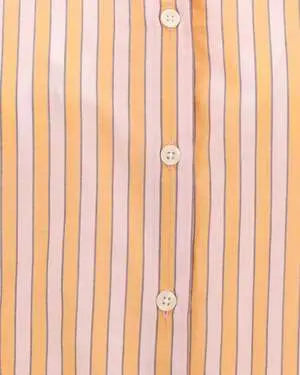 SOSUE Antonia Voile Striped Shirt - Orange