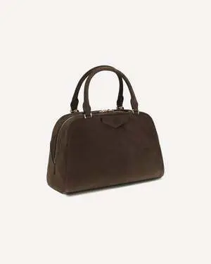 Givenchy Antigona East-west Soft Medium Suede Handbag - Brown