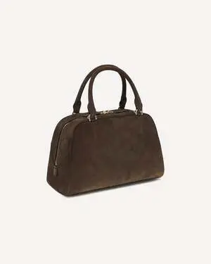 Givenchy Antigona East-west Soft Medium Suede Handbag - Brown