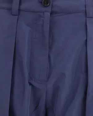 Pinko Shiny Taffeta Wide Leg Pants