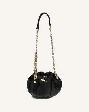 Chloé Plissé Shoulder Bag In Lambskin Leather