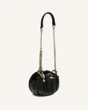 Chloé Plissé Shoulder Bag In Lambskin Leather