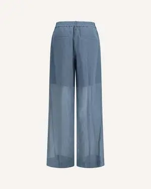 Brunello Cucinelli Cotton Organza Sartorial Track Pants
