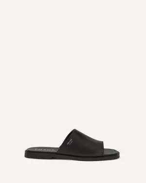 Prada Leather Slide Sandals