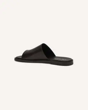Prada Leather Slide Sandals