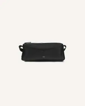 Max Mara Skipper Leather Shoulder Bag - Black