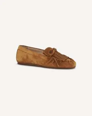 STUART WEITZMAN Britt Fringe Loafers