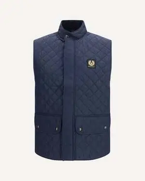 Belstaff Icon Quilted Nylon Gilet - Blue