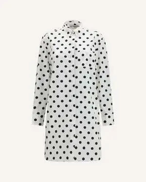 Fiorucci Polka Dot Midi Shirt Dress
