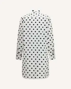 Fiorucci Polka Dot Midi Shirt Dress