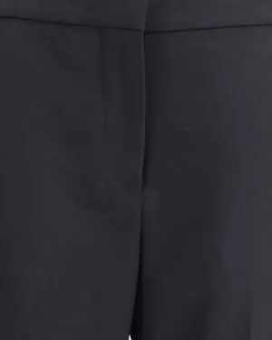 Givenchy Tailored Bootcut Grain De Poudre Wool Pants