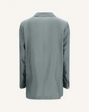 Max Mara Mxmalbata Blazer In Wool And Silk