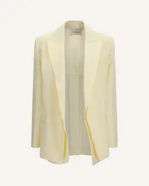 Max Mara Double-collar Viscose Blend Blazer