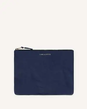 Comme Des Garçons Leather Pouch - Blue