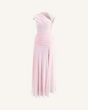 SELF-PORTRAIT Draped Jersey Dress