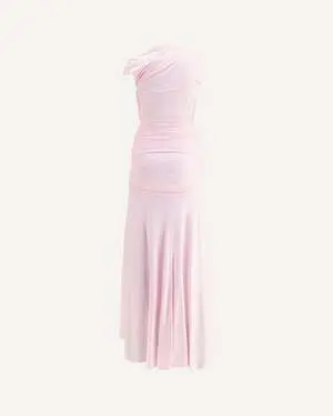 SELF-PORTRAIT Draped Jersey Dress
