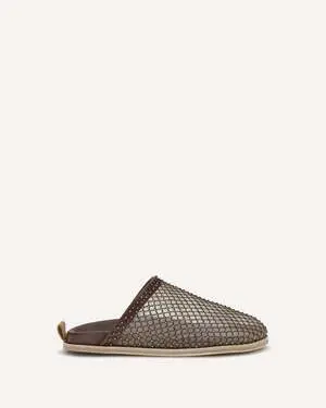 FORTE_FORTE Embellished Mesh Mules