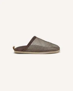 FORTE_FORTE Embellished Mesh Mules