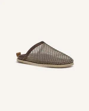 FORTE_FORTE Embellished Mesh Mules