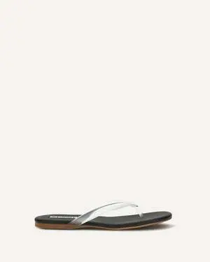 Senso Leather And Rubber Flip Flop Sandals