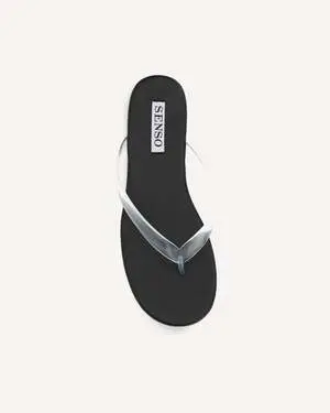 Senso Leather And Rubber Flip Flop Sandals