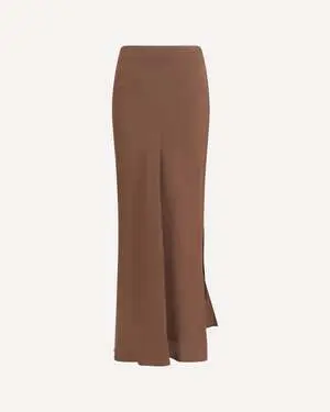 Brunello Cucinelli Long Skirt - Brown