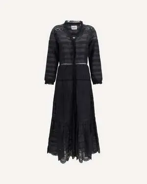 MARANT ETOILE Marant Étoile Daniva Cotton Shirt Dress - Black