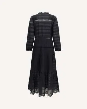 MARANT ETOILE Marant Étoile Daniva Cotton Shirt Dress - Black