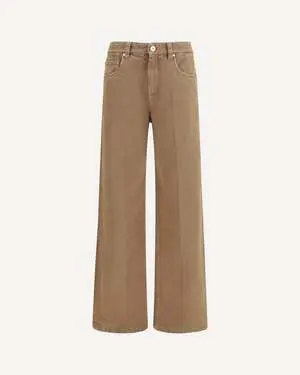 Brunello Cucinelli Straight Leg Jeans - Brown