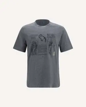 Brunello Cucinelli Cotton Printed T-shirt